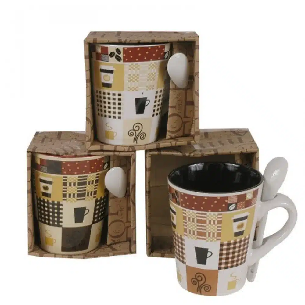 Jarra mug con cuchara c/u | Casa Gabardini