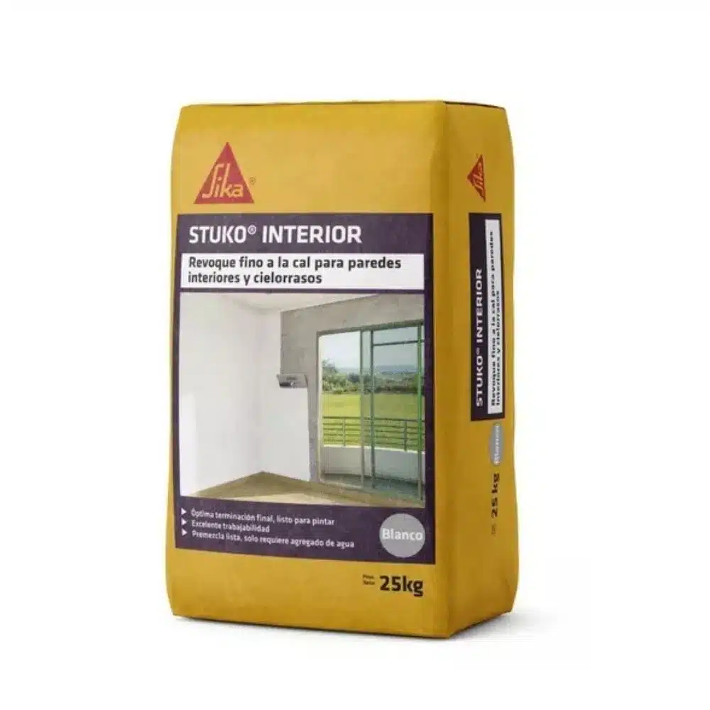 Revoque fino a cal interior x25kg | Casa Gabardini